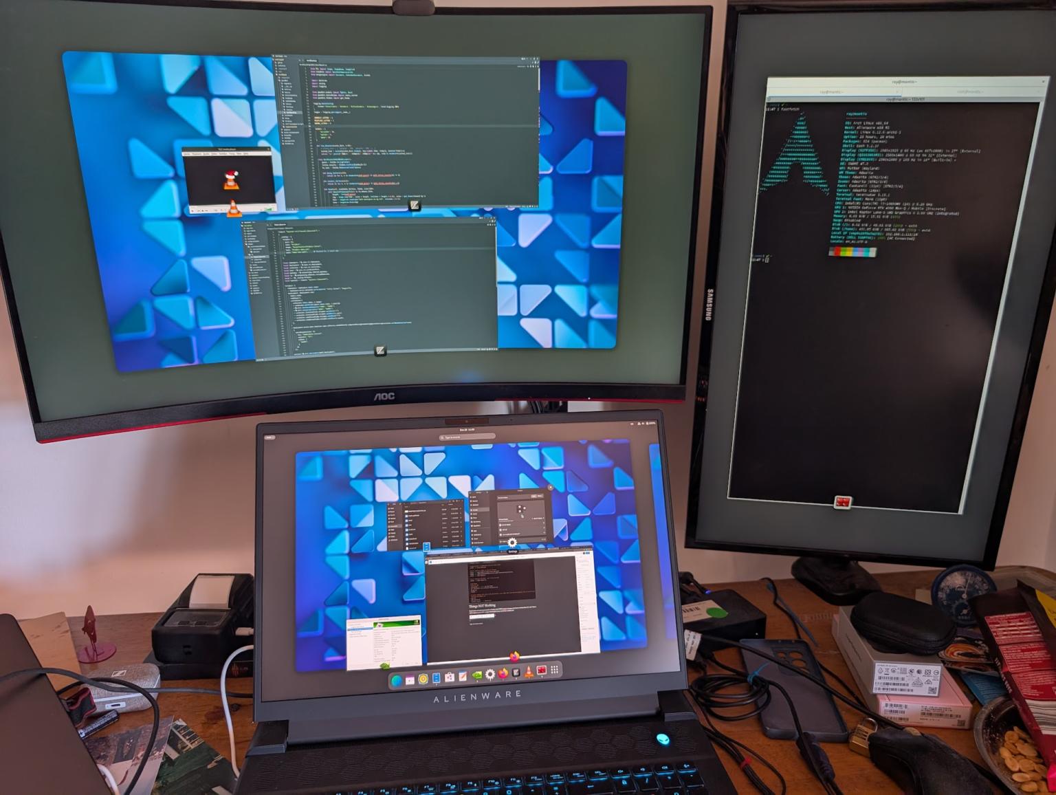 Arch Linux on Alienware M18R2 and What Works in 2025 – raynix 筆記